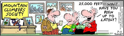 Mountain Activities Cartoons and Comics - funny pictures from CartoonStock