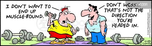 Muscular Cartoons and Comics - funny pictures from CartoonStock