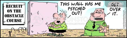 Obstacles Cartoons and Comics - funny pictures from CartoonStock