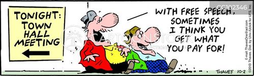 Townhall Cartoons and Comics - funny pictures from CartoonStock