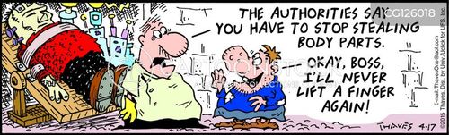 Lost Body Parts Cartoons and Comics - funny pictures from CartoonStock