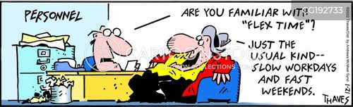 Workday Scheduling Cartoons and Comics - funny pictures from CartoonStock