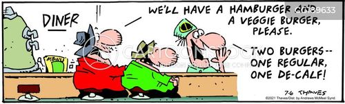 Meatless Burger Cartoons and Comics - funny pictures from CartoonStock