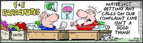Complaint Call Cartoons and Comics - funny pictures from CartoonStock