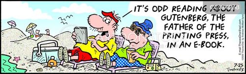 Printing Press Cartoons and Comics - funny pictures from CartoonStock