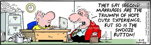Re-marriages Cartoons and Comics - funny pictures from CartoonStock