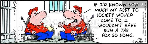 Restitution Cartoons and Comics - funny pictures from CartoonStock