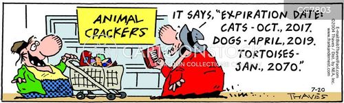 Expiration Sticker Cartoons and Comics - funny pictures from CartoonStock