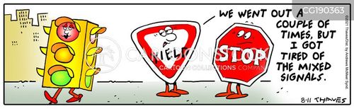 Stop Light Cartoons and Comics - funny pictures from CartoonStock