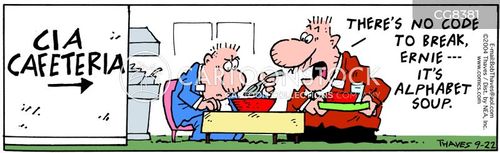 Spy Code Cartoons and Comics - funny pictures from CartoonStock