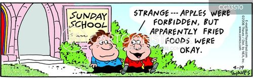 Strange Food Cartoons and Comics - funny pictures from CartoonStock