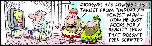 Diogenes The Cynic Cartoons and Comics - funny pictures from CartoonStock