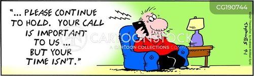 Phone Call Handling Cartoons and Comics - funny pictures from CartoonStock