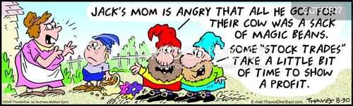 Take Stock Cartoons and Comics - funny pictures from CartoonStock