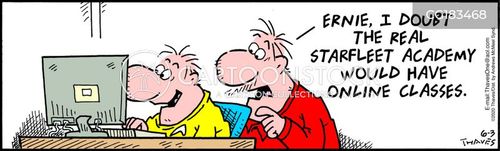 Starfleet Cartoons and Comics - funny pictures from CartoonStock