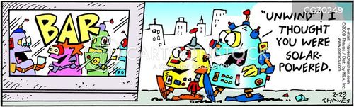 Solar Power System Cartoons and Comics - funny pictures from CartoonStock