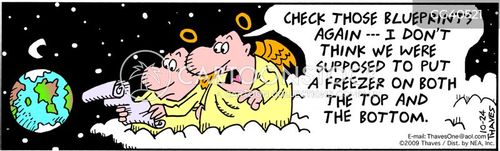 Freezer-fridge Cartoons and Comics - funny pictures from CartoonStock