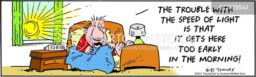 Speed Of The Light Cartoons and Comics - funny pictures from CartoonStock