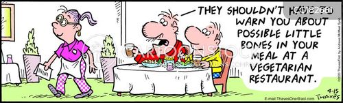 Meatless Cartoons and Comics - funny pictures from CartoonStock