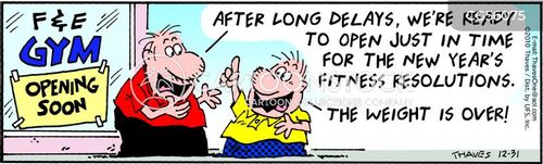Gym Access Cartoons and Comics - funny pictures from CartoonStock