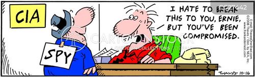 Enemy Spies Cartoons and Comics - funny pictures from CartoonStock