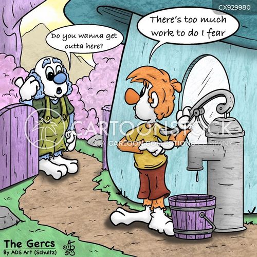 Water Pump Cartoons and Comics - funny pictures from CartoonStock