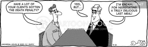 Death Penalty Cartoons and Comics - funny pictures from CartoonStock