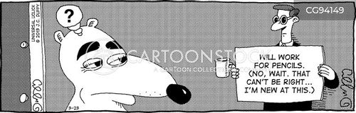 Snapped Pencils Cartoons and Comics - funny pictures from CartoonStock