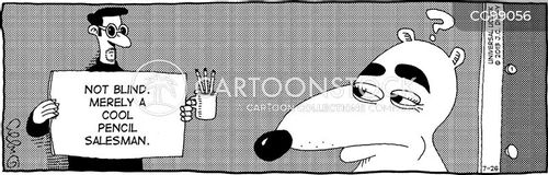 Nose Blind Cartoons and Comics - funny pictures from CartoonStock