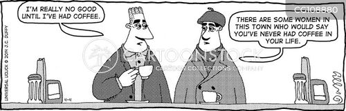 Morning Beverage Cartoons and Comics - funny pictures from CartoonStock