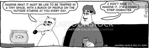 Tiny Spaces Cartoons and Comics - funny pictures from CartoonStock