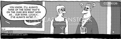 Jukebox Songs Cartoons and Comics - funny pictures from CartoonStock