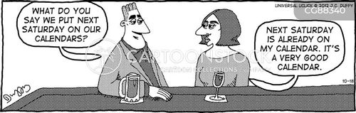 Sporting Calendar Cartoons and Comics - funny pictures from CartoonStock