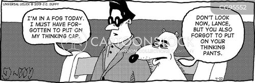Brain Fogs Cartoons and Comics - funny pictures from CartoonStock