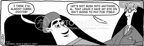 Self-cured Cartoons and Comics - funny pictures from CartoonStock