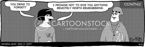 Not Remembering Cartoons and Comics - funny pictures from CartoonStock