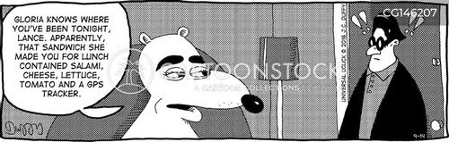 Food Tracking Cartoons and Comics - funny pictures from CartoonStock