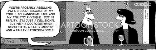 Self-delusion Cartoons and Comics - funny pictures from CartoonStock