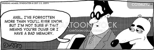 Prone To Forget Cartoons and Comics - funny pictures from CartoonStock