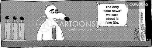 Fake Identification Cartoons and Comics - funny pictures from CartoonStock