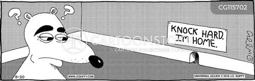 Knocks Over Cartoons and Comics - funny pictures from CartoonStock