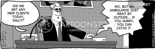 New Clients Cartoons and Comics - funny pictures from CartoonStock