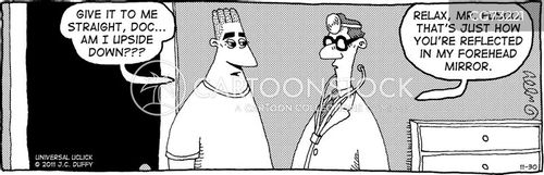 Reflecting Cartoons and Comics - funny pictures from CartoonStock