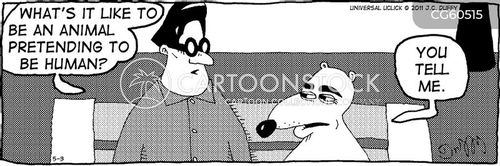Animal-human Cartoons and Comics - funny pictures from CartoonStock