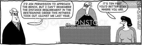Order Of Protection Cartoons and Comics - funny pictures from CartoonStock