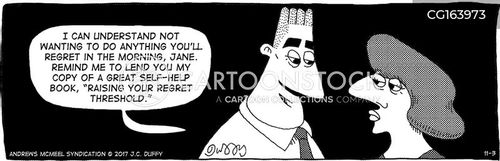 Clinging To The Past Cartoons and Comics - funny pictures from CartoonStock