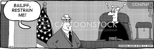 Bailiff Cartoons and Comics - funny pictures from CartoonStock