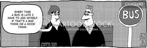 Late Buses Cartoons and Comics - funny pictures from CartoonStock