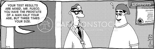 Prostate Test Cartoons and Comics - funny pictures from CartoonStock