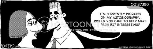 Memoir Writer Cartoons and Comics - funny pictures from CartoonStock